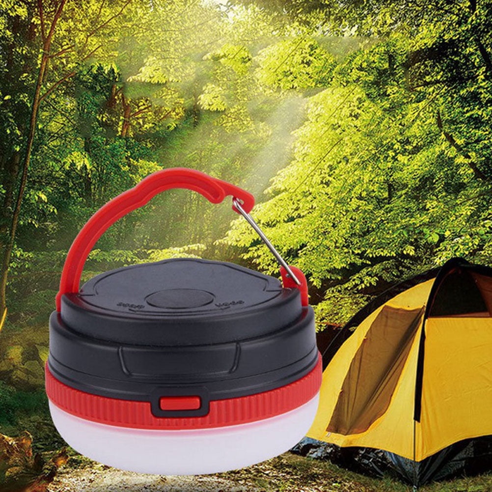 2 PCS 6-LED Ultra Bright Camping Lamp Outdoor Indoor Camping Lamp with ...