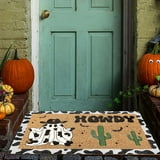 UUWENDA Doormat Rug Doormat 2024 Funny Howdy Floor Mat Decoration ...
