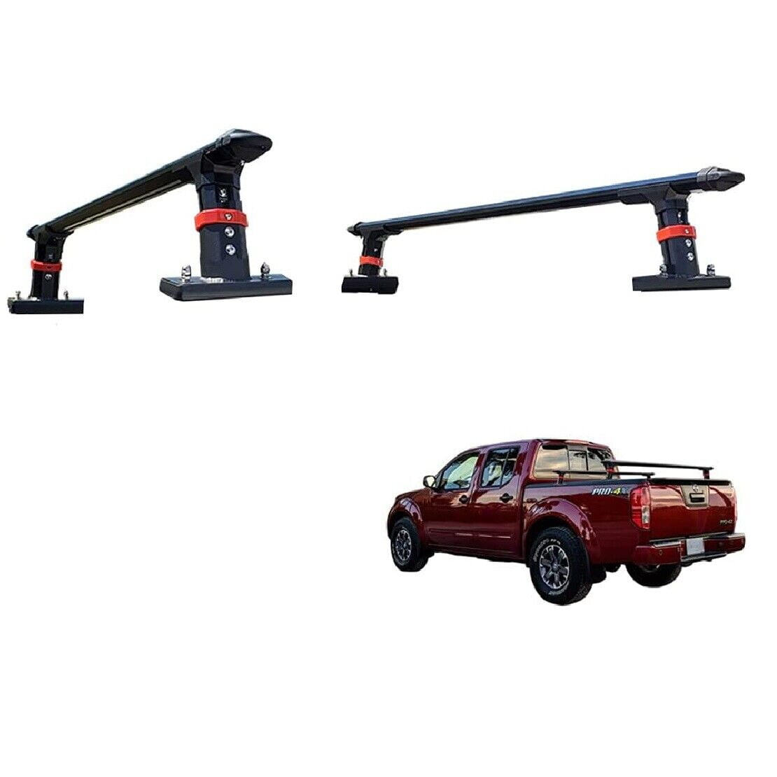 ROSY PIXEL Pickup Truck Low Ladder Rack fit for Hyundai Santa Cruz ...