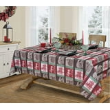 Newbridge Country Rustic Wildlife Lodge Plaid, Christmas Fabric ...