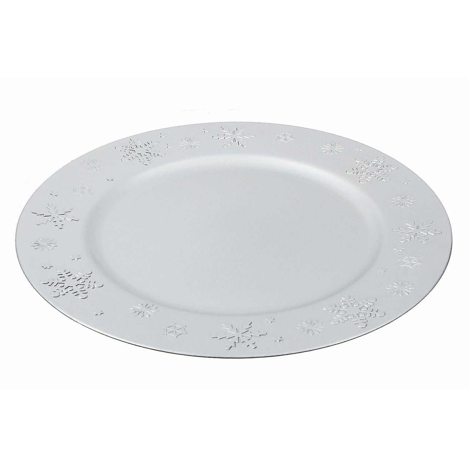 Click here for Ih Casadécor Charger Plate (Snowflake) (Silver)-Se... prices