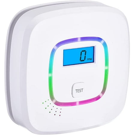 SICED CO Detector with Digital Display and Replaceable Battery ...