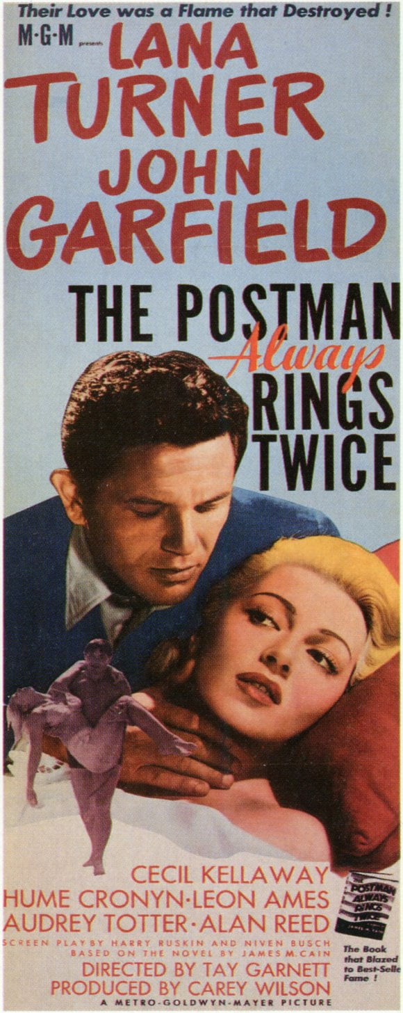 The Postman Always Rings Twice - movie POSTER (Style B) (11" x 17 ...