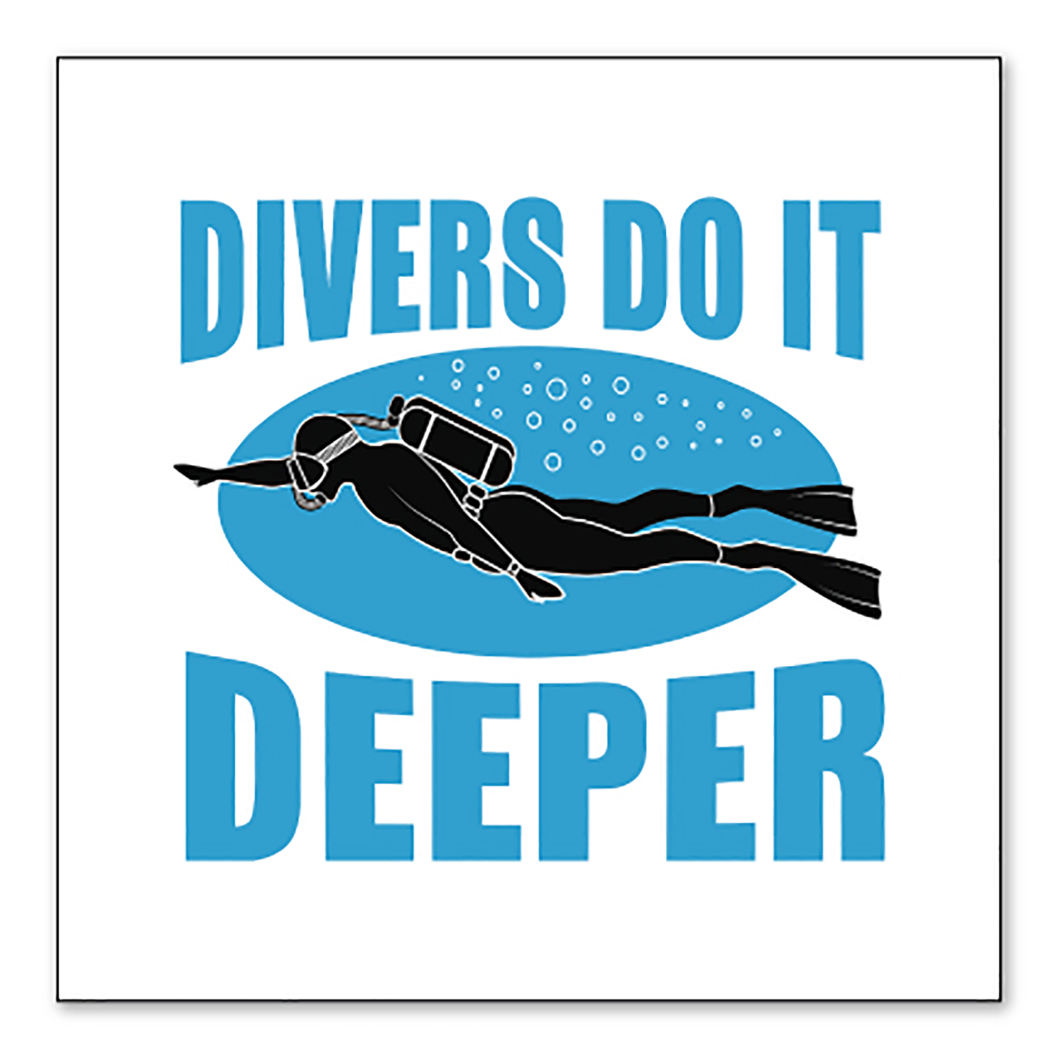 DistinctInk Custom Bumper Sticker - 4" x 4" Decorative Decal - White ...