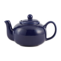 Stoneware Large 42 Ounce Capacity Teapot, Light Blue for Family Tea ...