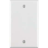 Pass & Seymour Trademaster Jumbo Blank Wall Plate, White (M20 ...