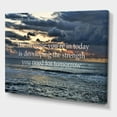 Designart Ocean and Inspirational Quote Canvas Wall Art - Walmart.ca