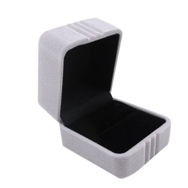 1/2/5 Pcs Velvet Jewelry Ring Boxes Earring Gift Storage Boxes Wedding ...