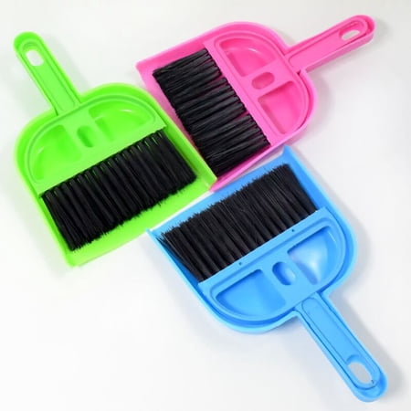 ShenMo 3 Pieces Mini Desktop Cleaning Brush Set Small Broom for ...