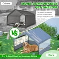 4'x 4'x 3.3' Extra Large Dog House Outside, Dog Tent Outdoor, Big Dog ...
