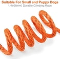 Long Dog Training Leash, 50FT Tie Out Rope Check Cord with Padded ...