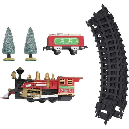 Christmas Train Toys Set Around Tree Electric Toy Train with Railway ...