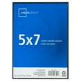 Mainstays 5x7 Front Loading Picture Frame Set of 12 Black, Supports ...