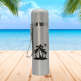 Thermoses Stainless 16oz-Adults- Florida Silver Palm Insulated-Beach ...