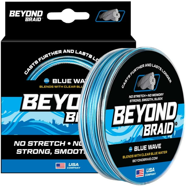 Beyond Braid Blue Wave 300 yards 15lb - Walmart.com