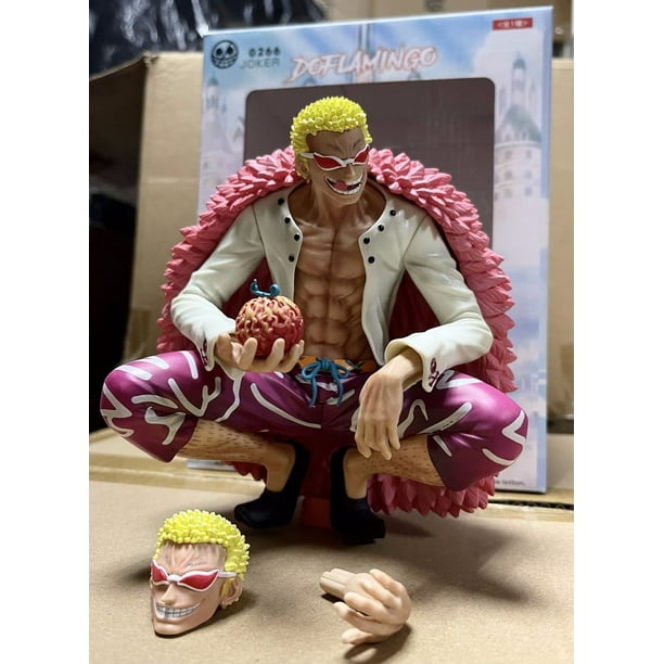 Anime One Piece Donquixote Doflamingo Squatting PVC Action Figure ...