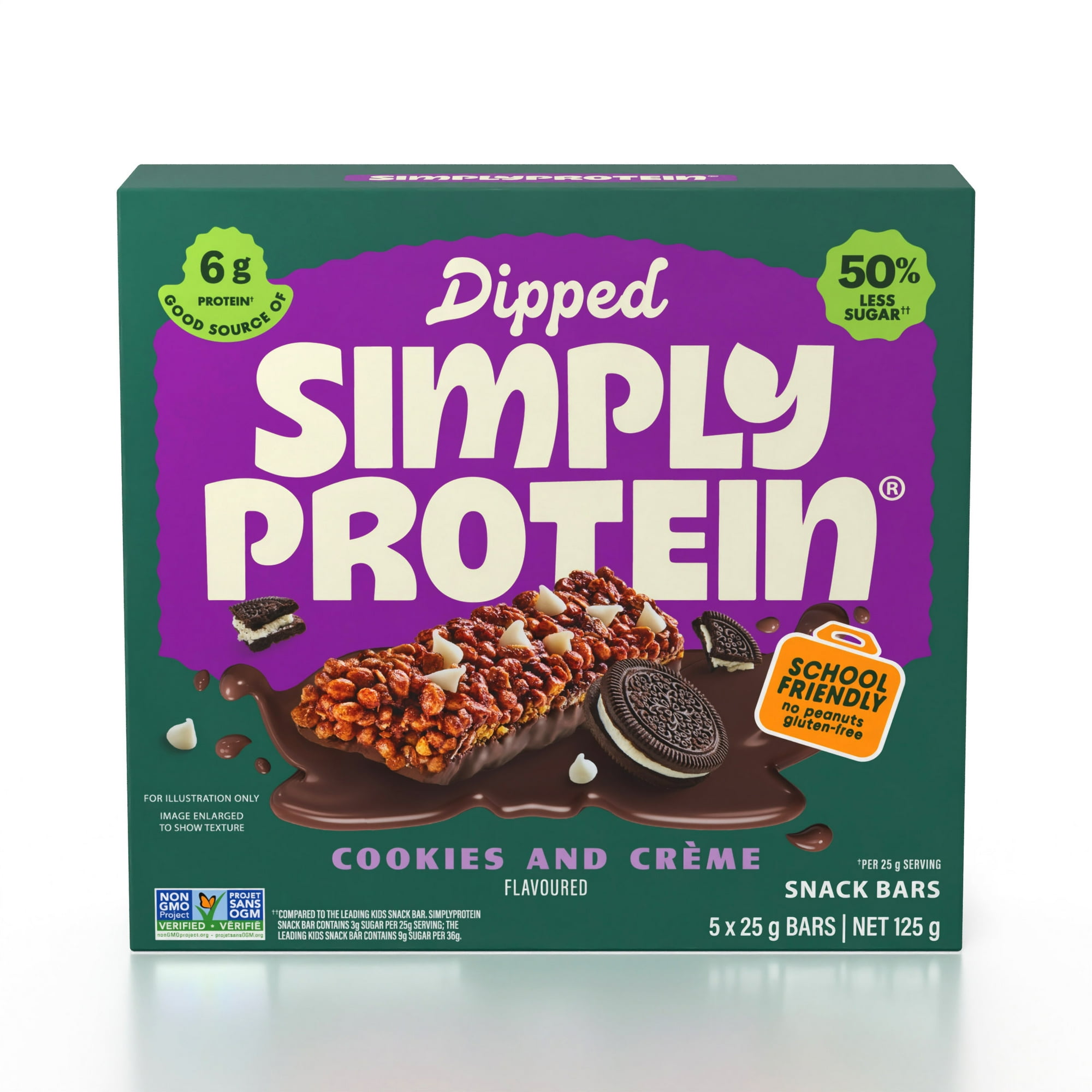 Click here for Simplyprotein Dipped Cookies & Crème Snack Bar 5x2... prices
