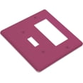 Decorative Outlet Covers Reddish Purple 2 Gang Light Switch Cover Plate ...