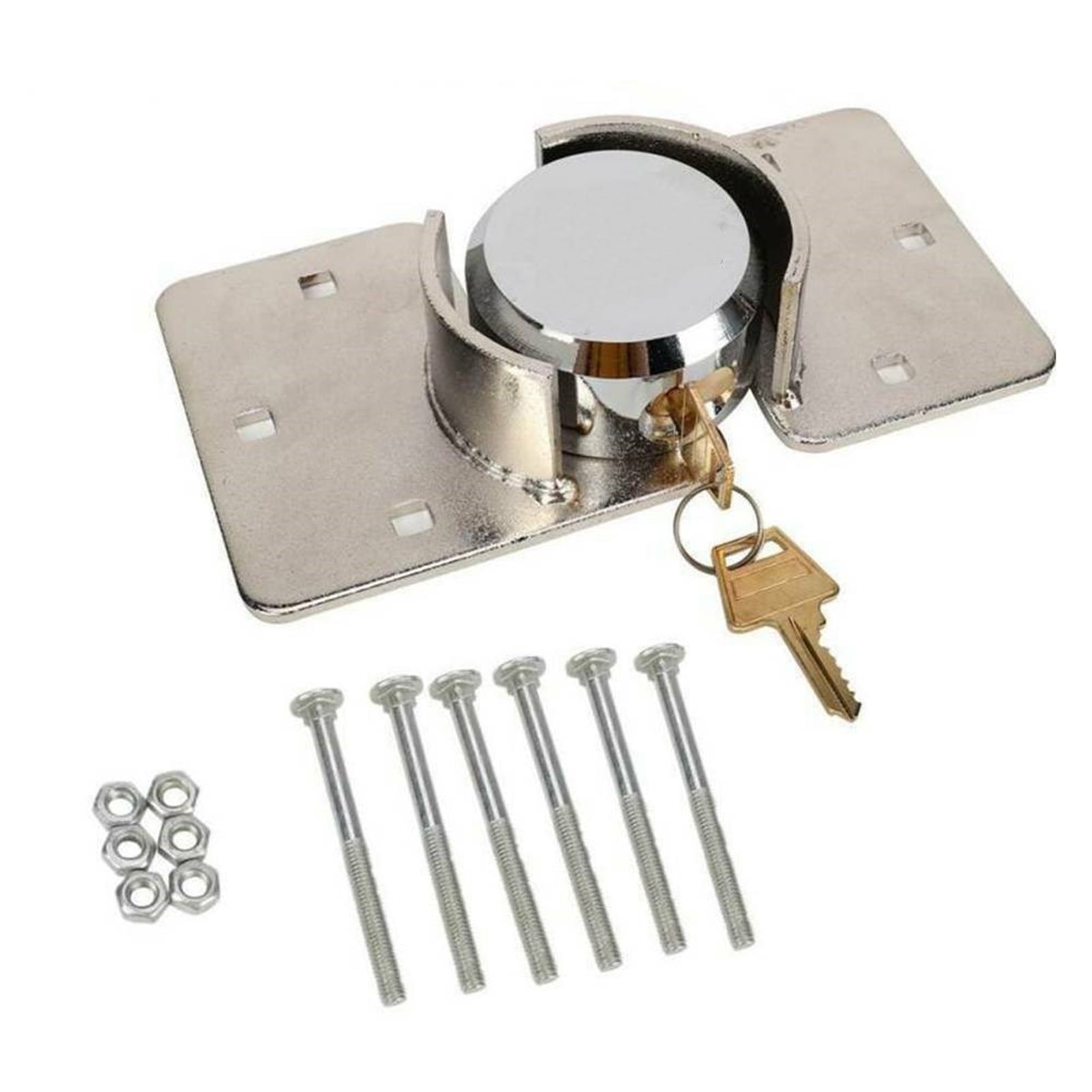 73Mm Steel Lock Shackle Lock With 2Pcs Copper Key Included Base And ...