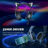 JadeBamboo ONIKUMA K9 Gaming Headset, RGB Backlight, Noise Cancelling ...