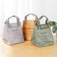 Paper Lunch Bag With Handle Outdoor Picnics Lunch Bag Thicken Aluminum ...