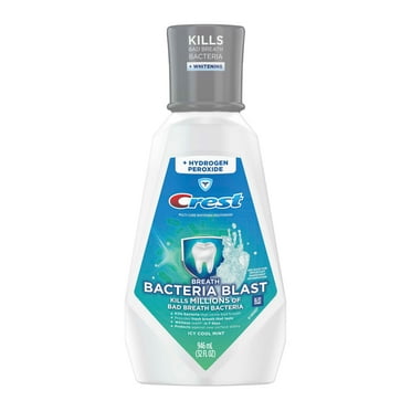 Crest ProHealth Advantage Mouthwash, Fresh Care, Smooth Mint, 33.8 ...