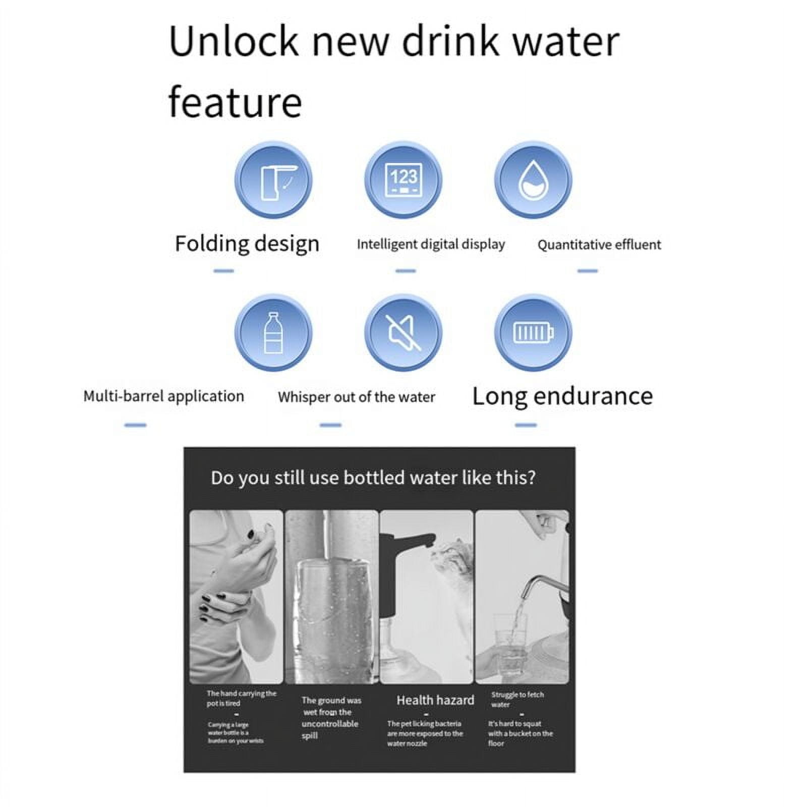 Bombas de bebida plegables con interruptor automático Bomba de botella ...