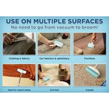 3 Piece Deluxe Schticky Reusable Lint Roller Set with Extendable ...