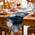 Botanical Dandelion Table Runner Linen Burlap Table Runner 36 Inches ...