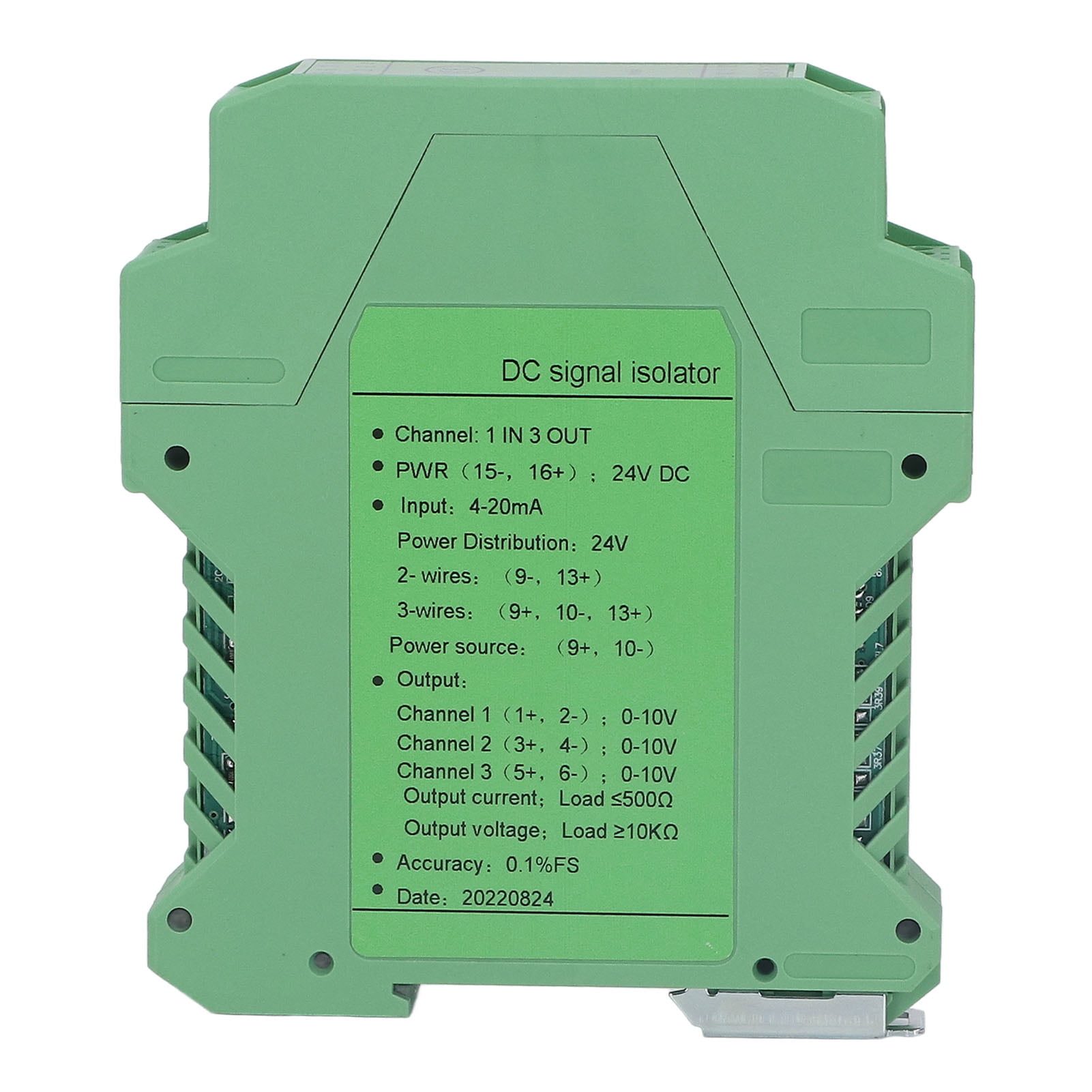 Current Signal Isolator Transmitter 1 In 3 Out DC Signal Conditioner ...