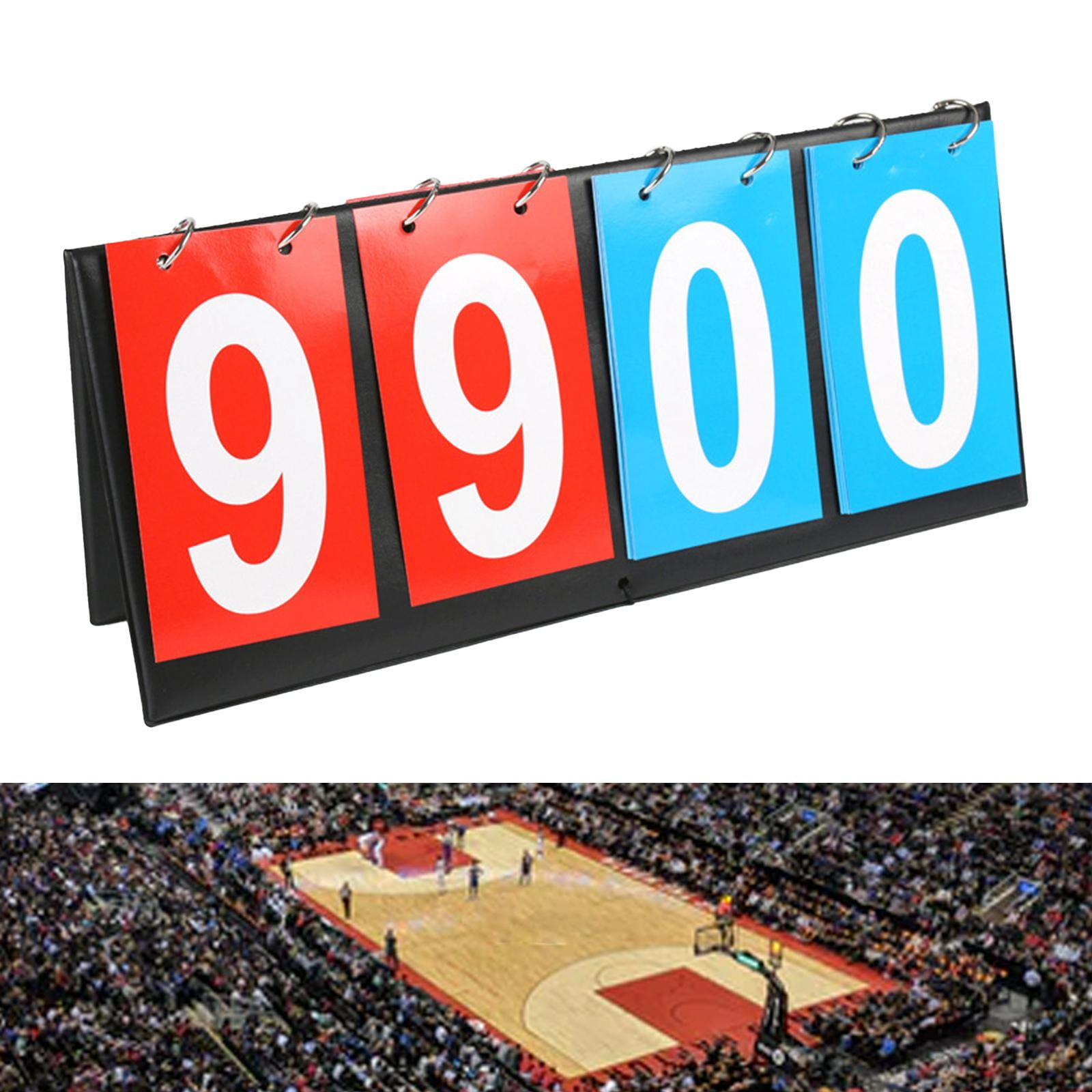 Table Top Scoreboard Flip Score Keeper para Baloncesto Deportes de ...