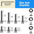 244 Pieces M5 Screw, Button Head Socket Cap Metric Screws Assortment ...