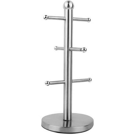 Cups Stand Cup Drainer Stainless Steel Cup Holder Kitchen Countertop ...