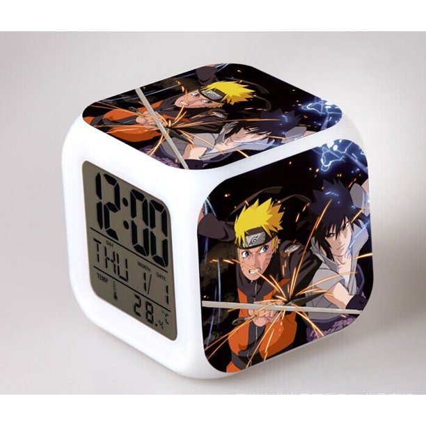 Anime Naruto Digital Clocks Uchiha Sasuke Gaara Hatake Kakashi Haruno ...