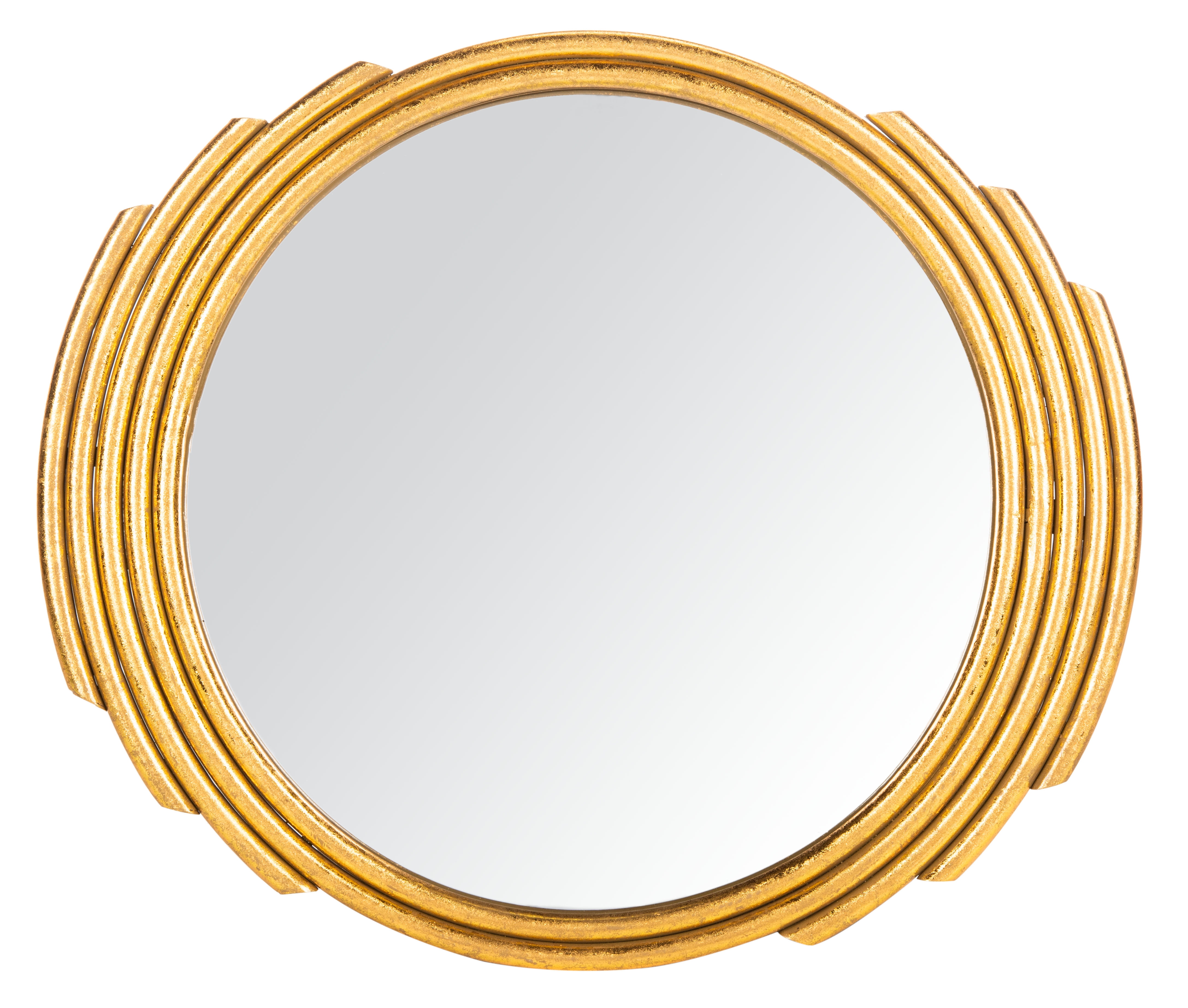 Safavieh Rossi Radiant Swirls Round Mirror, Gold Foil - Walmart.com