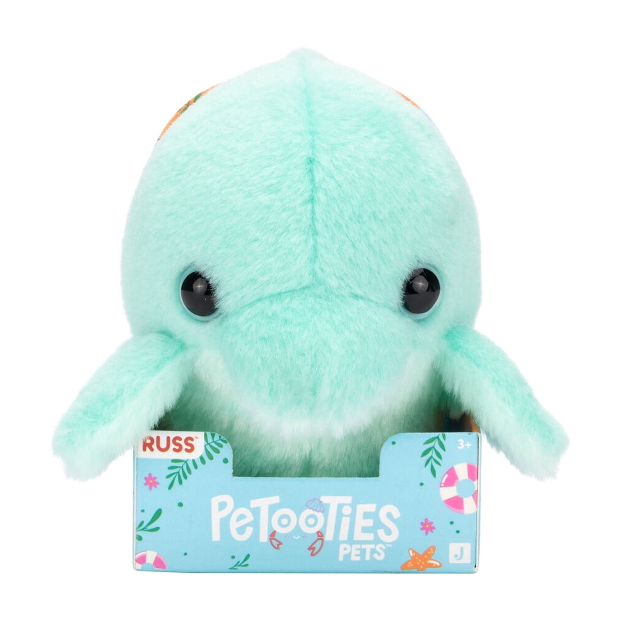 Click here for Russ Berrie Petooties 4 Plush - Teal Dolphin prices