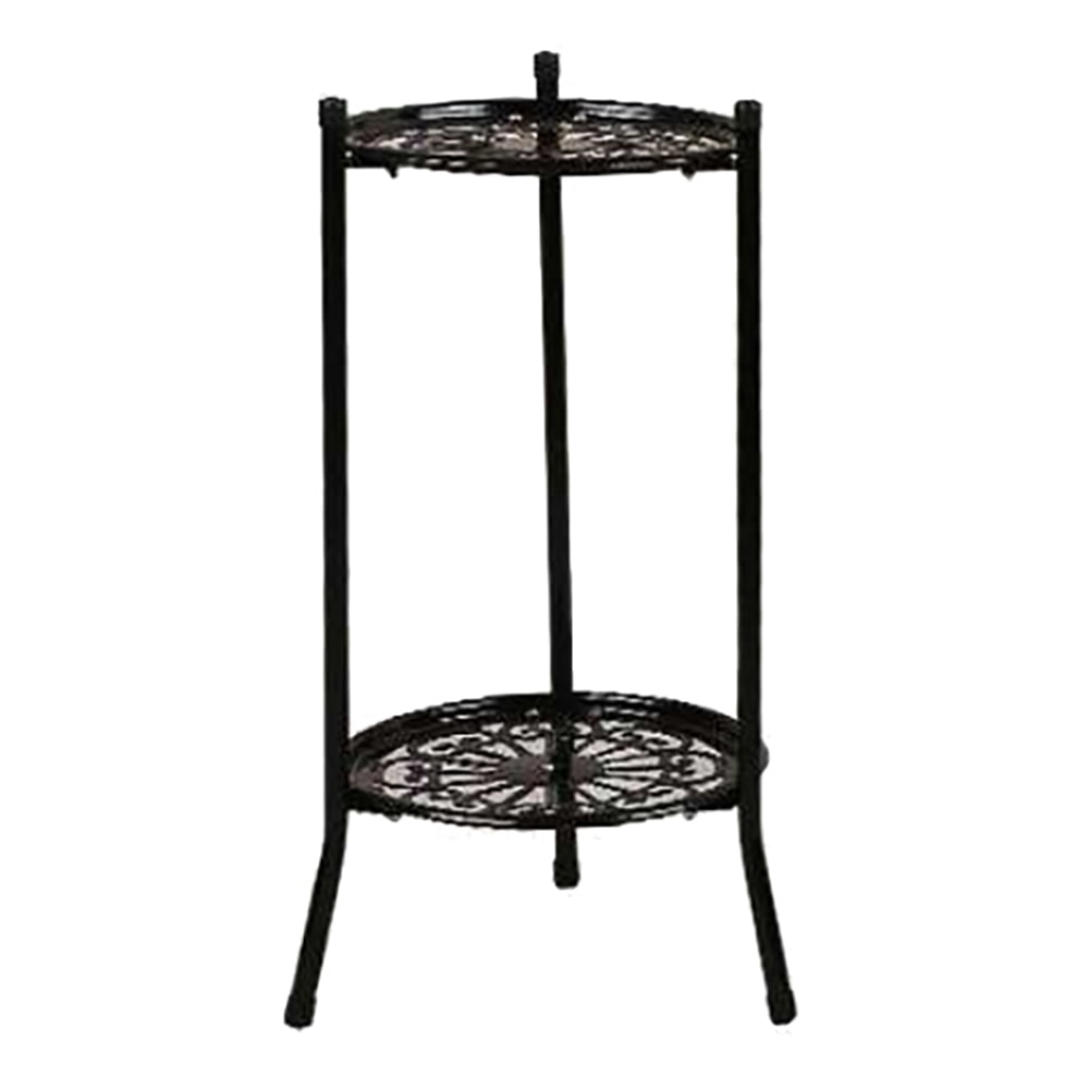 Two Layer Elegant Metal Plant Stand Shelf Potted Plant Holder Modern two-layer-elegant-metal-plant-stand-shelf-potted-plant-holder-modern
