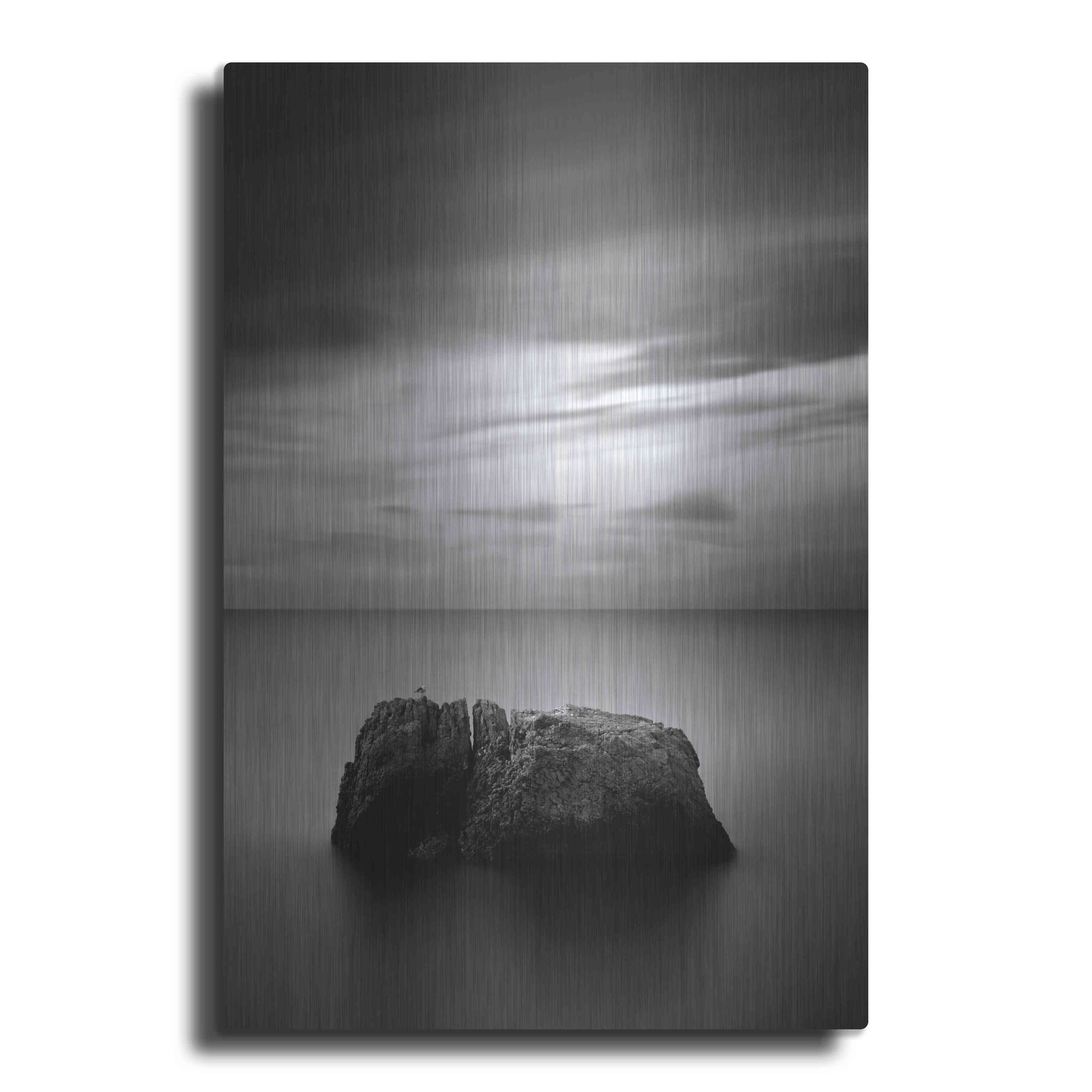 Luxe Metal Art 'Rock One' by Design Fabrikken, Metal Wall Art, 24"x36 ...