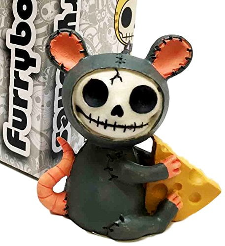 Furrybones Mouse With Muenster Cheese Skeleton Monster Ornament ...
