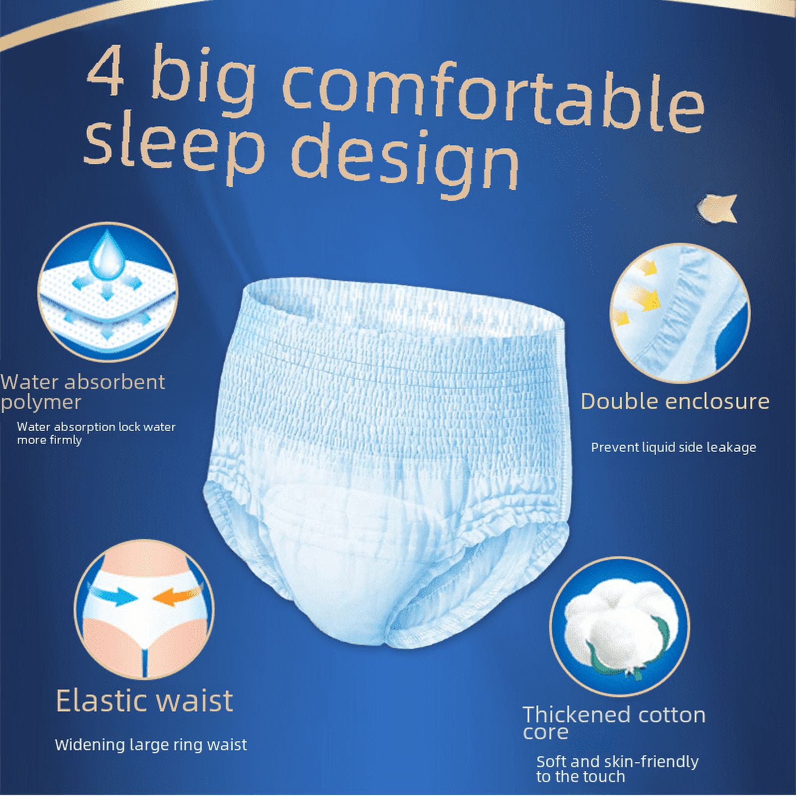 Pañales para adultos XL Pañales extra grandes para adultos mayores, Pañales para ancianos ...