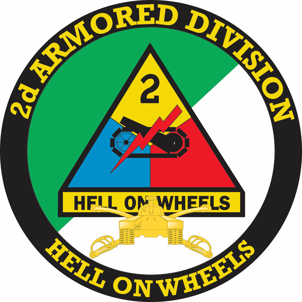 3.8 Inch 2nd Armored Division with Armor Insignia Decal - Walmart.com