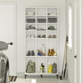 Free Shipping! Systembuild Evolution Multi Shoe Storage Cabinet, White, Flexible Organization ...