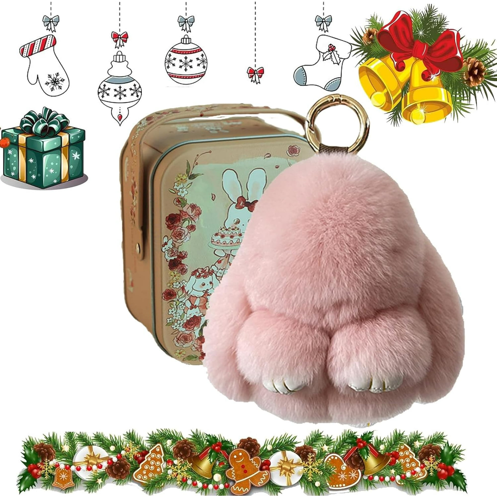 Click here for Gotyou Bunny Lu Keychain With Tin  Bunny Keychain... prices