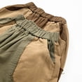 Boys Elastic Waist Pants Japanese Style Cargo Pockets Beach Essentials ...