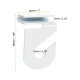 Uxcell 12 Pair Drop Ceiling Hooks 1" W Metal T-Bar Track Clip Suspended ...