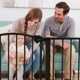 Super Wide Safety Gate for Home, Walk - Through, Pressure & Hardware ...