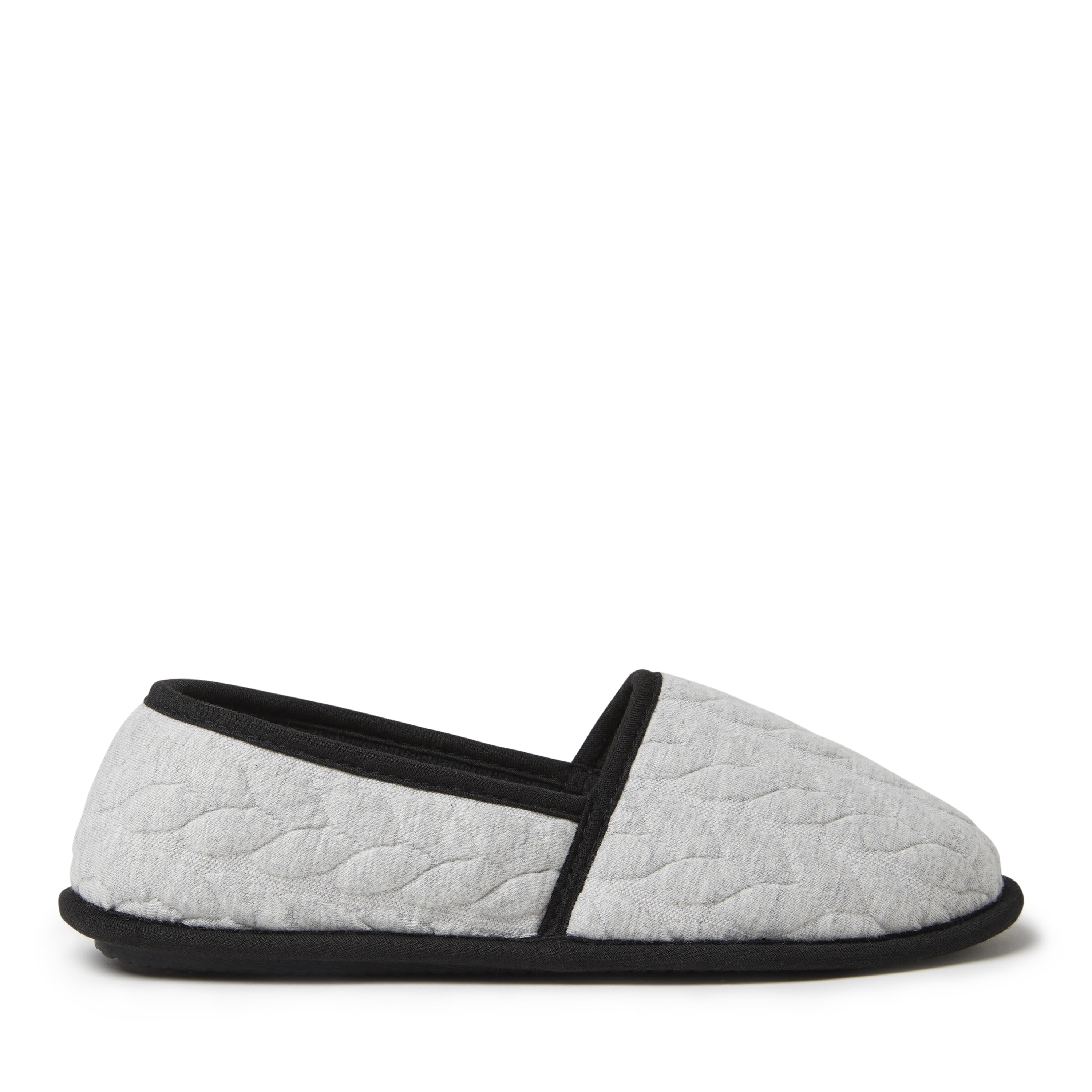 Dearfoams Women's Mary Cable Quilt Closed Back Slippers - Walmart.com