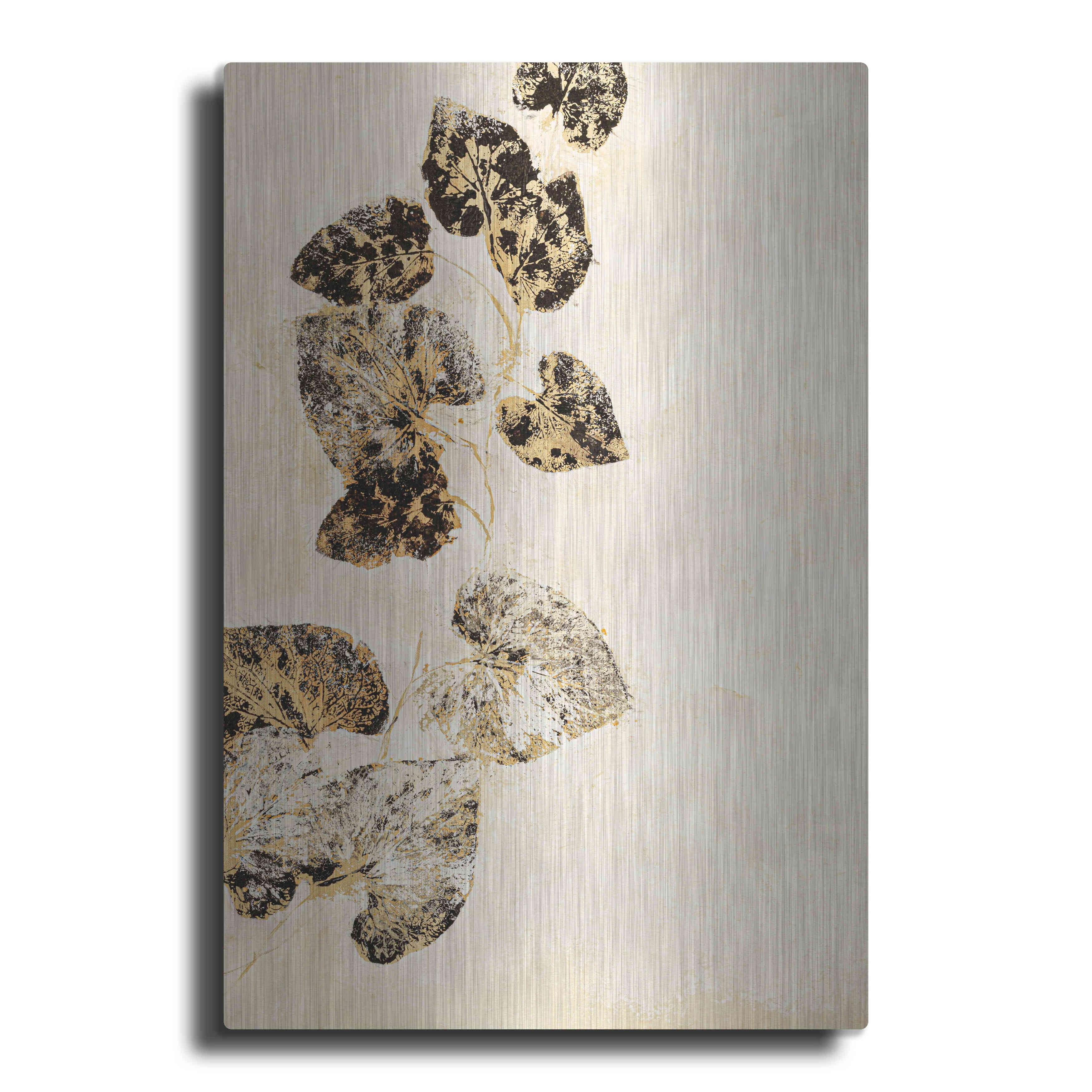 Luxe Metal Art 'Pure Nature 2' by Design Fabrikken, Metal Wall Art, 16 ...