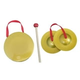 Rushawy Mini Small Hand Cymbals Educational Gong Instrument for Dances ...
