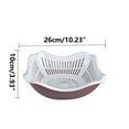 Double-layer Fruit Vegetable Basket Kitchen Wash Basin with Cover ...